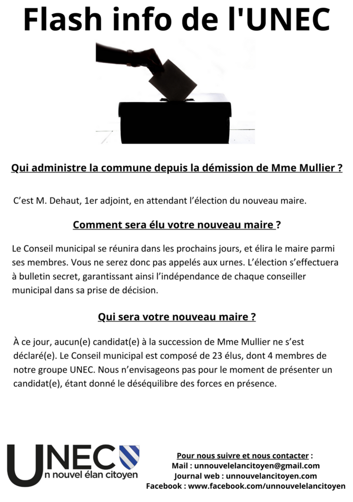 Flash info – Un nouvel élan citoyen